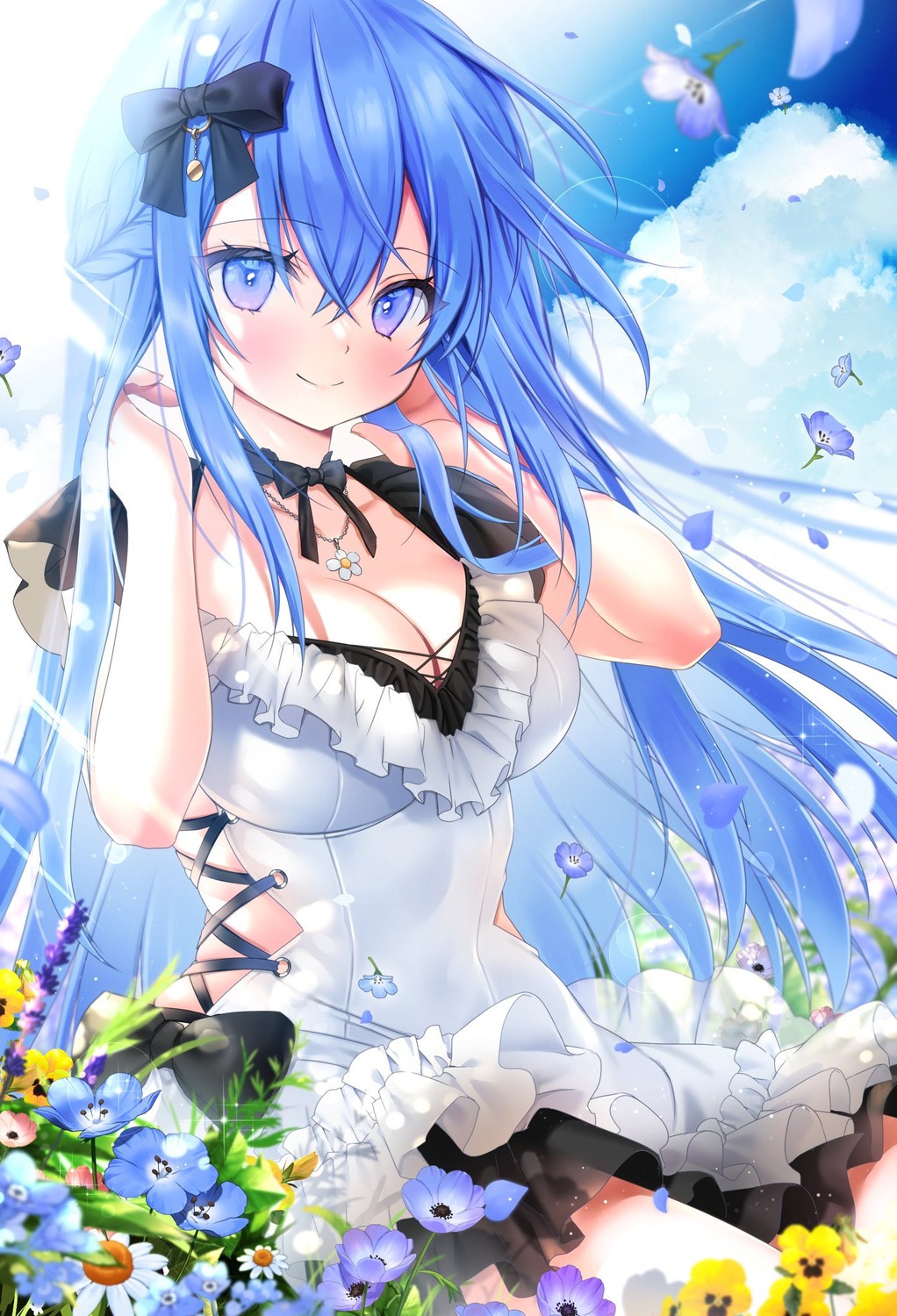 yoruhoshi owl emori miku project emori miku dress no bra summer dress | #1091514 | yande.re